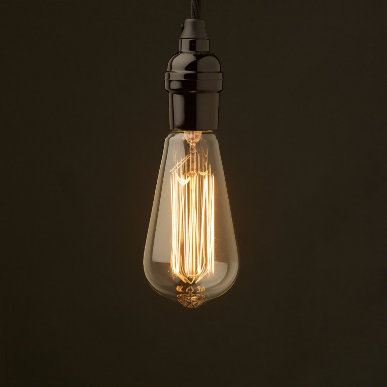 Edison Style Light Bulb E26 Bakelite Pendant