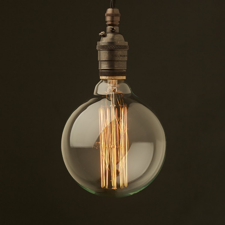 Edison Style Light Bulb E26 Bronze Pendant