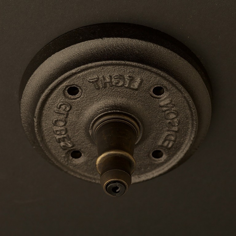 Bronze socket tube long cage pendant