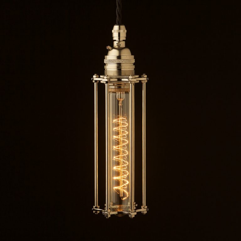 Nickel socket tube cage pendant
