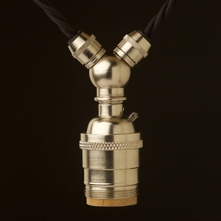 Nickel E26 Festoon Socket