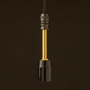 Glass insulator E12 DIY pendant light kit