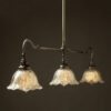 Bronze Single Drop Billiard Table Light • Edison Light Globes 120V