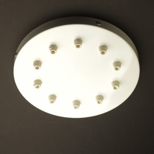 Multi drop ceiling canopies • Edison Light Globes 120V