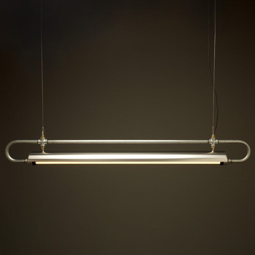 59 inch pipe loop LED tube light • Edison Light Globes 120V