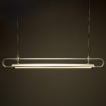 59 inch pipe loop LED tube light • Edison Light Globes 120V