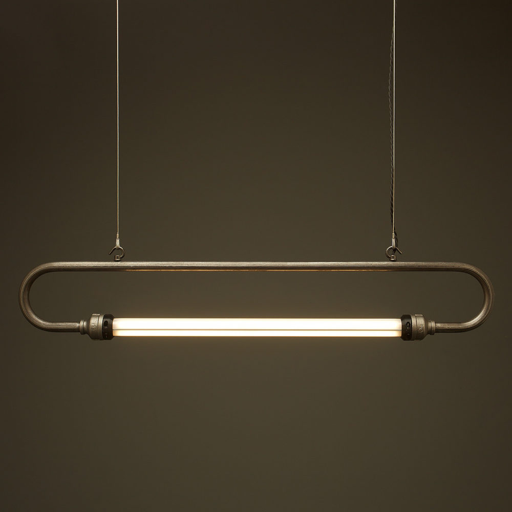 37 inch pipe loop LED tube light • Edison Light Globes 120V