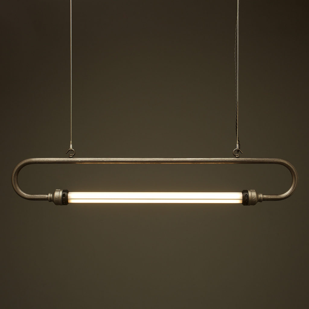 37 inch pipe loop LED tube light • Edison Light Globes 120V