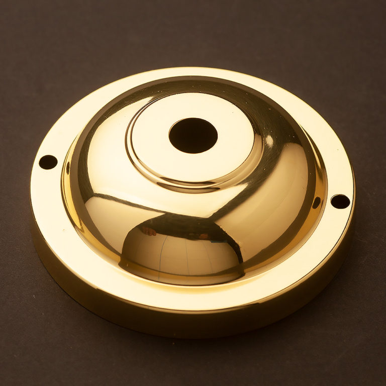 3 inch J-Box Brass Wall Plate • Edison Light Globes 120V